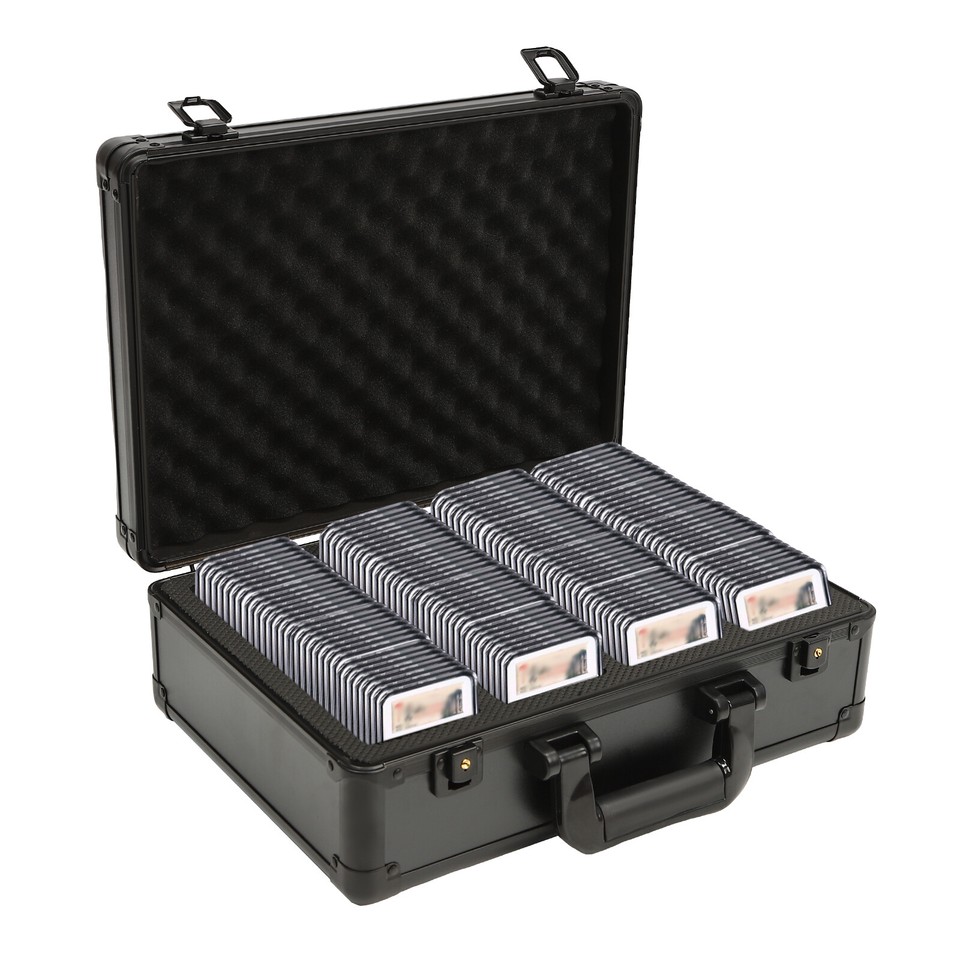 4 Spaces Graded Coin Case Coin Slab Case Anti-slip Graded Card Case ...