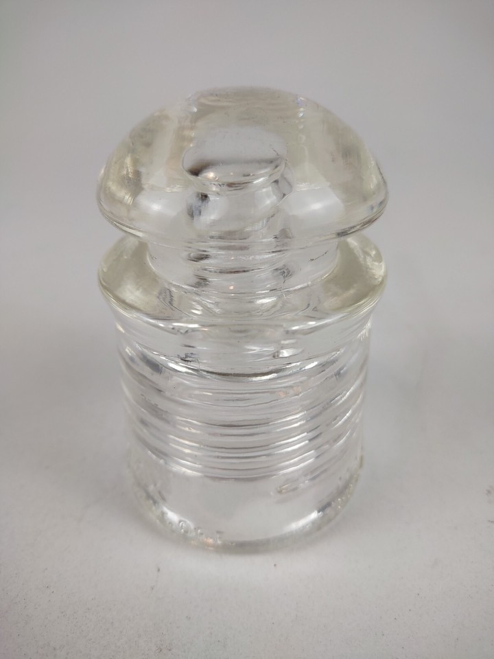 Vintage 1920s PYREX Glass Electrical Insulator CD 128 - Clear | eBay