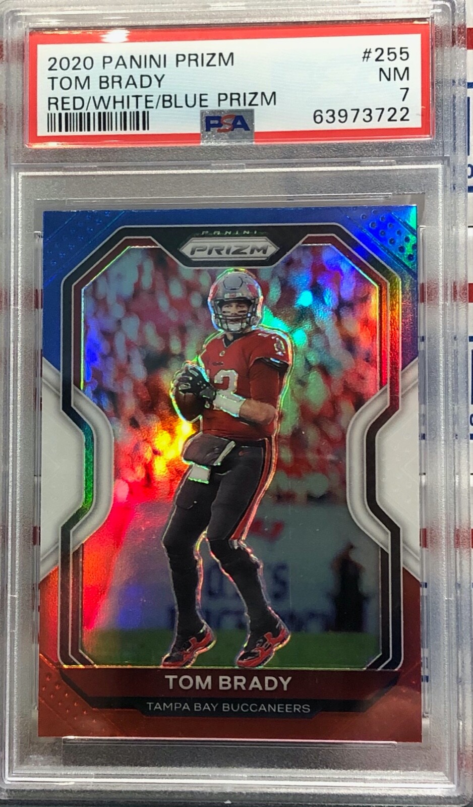 2020 Panini Prizm - Tom Brady #255 Red White & Blue Prizm for sale ...