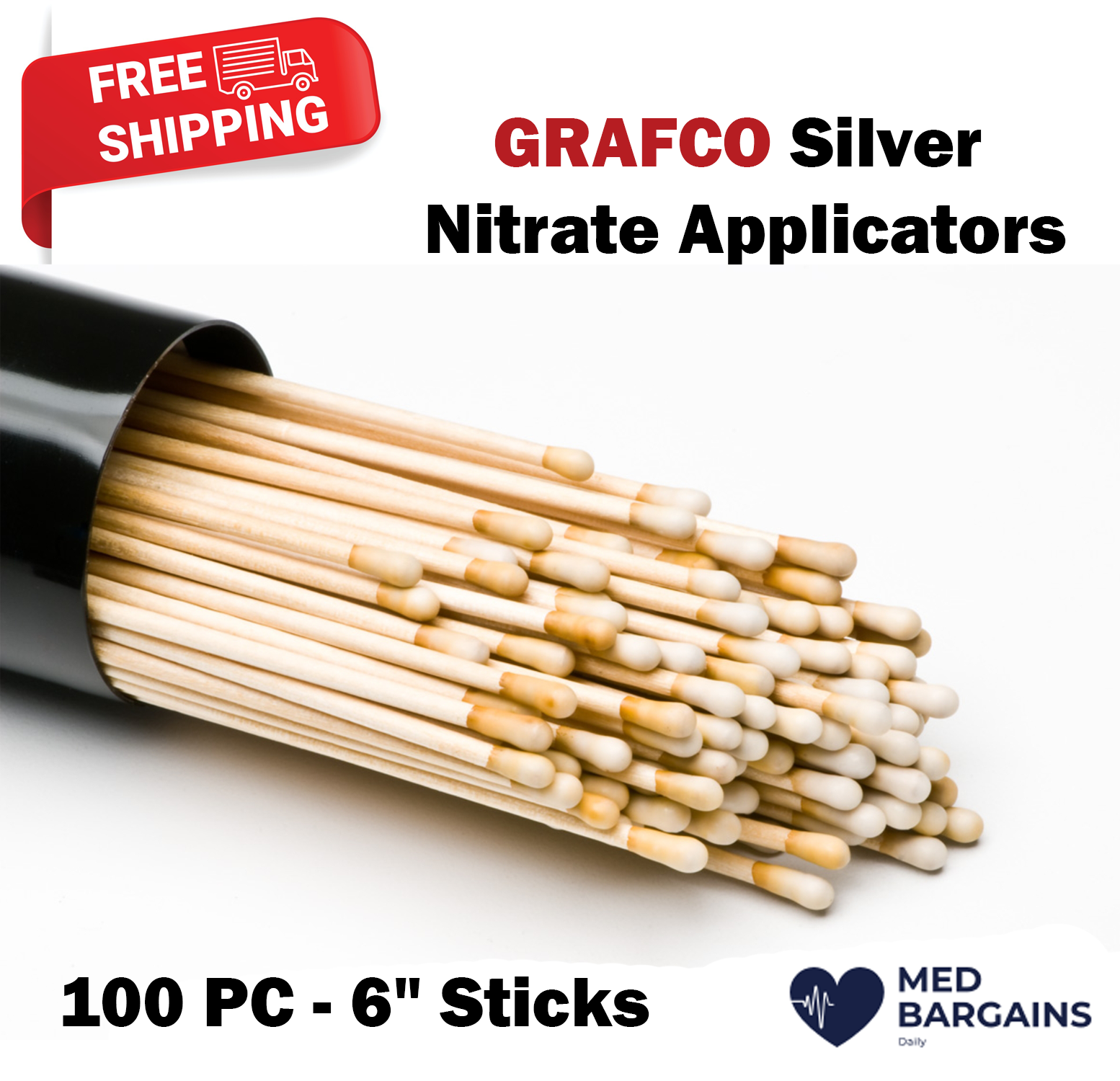 GRAFCO Silver Nitrate Applicators 6" Sticks - 100PCS | eBay