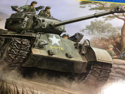 1:35 M26A1 Pershing Heavy Tank Hobby Boss 1/35 model kit Perfect M26A1 ...