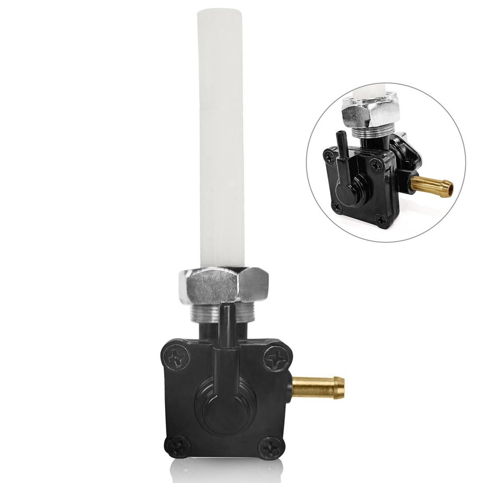 Fuel Valve Petcock 22mm Left exit For Harley VACUUM Petcock | eBay