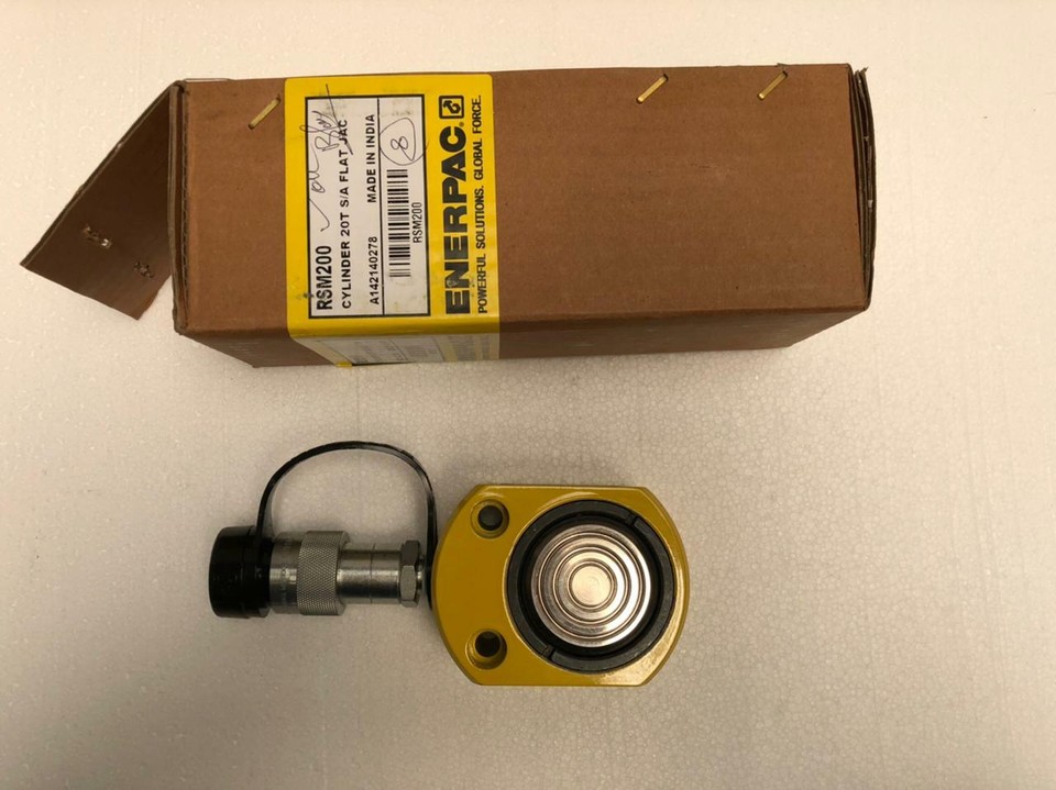 Enerpac RSM 200 Low Profile Hydraulic Cylinder Flat Jac 20 Tons ...