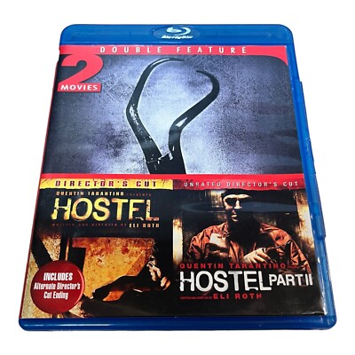 Hostel 1 & 2 Double Feature Blu-ray Disc Hi-Def 1080p Horror Movie ...