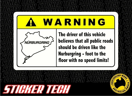 Warning Stickers For Cars