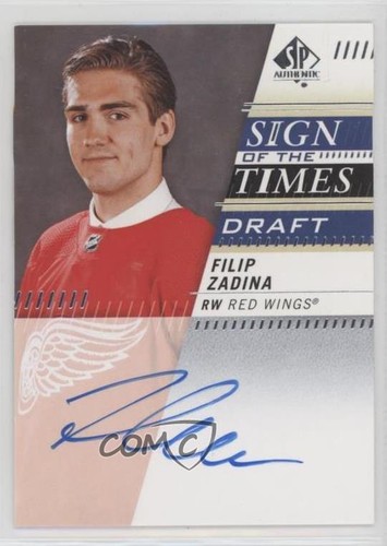 2019-20 SP Authentic - Sign of the Times Draft Filip Zadina #SOTTD-FZ ...