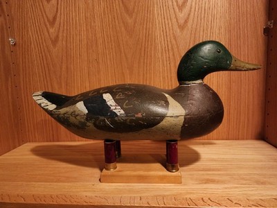 Rare 100+ Yr Old Hollow Challenge Grade Mason Mallard Wood Duck Decoy ...