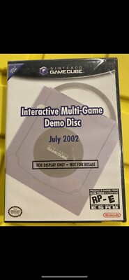 gamecube Interactive Disc July 2002 Sealed | eBay