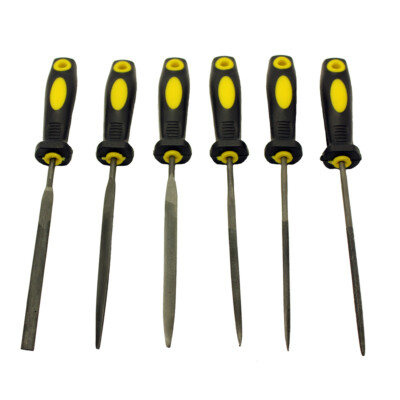 6 Piece 155 mm (6.1") Mini Precision File Files Set Kit With Case | New ...