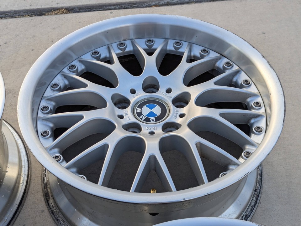 17" BMW STYLE 42 17X8 +20 WHEELS E39 E34 E36 E30 E24 E28 M3 M5 540i BBS ...