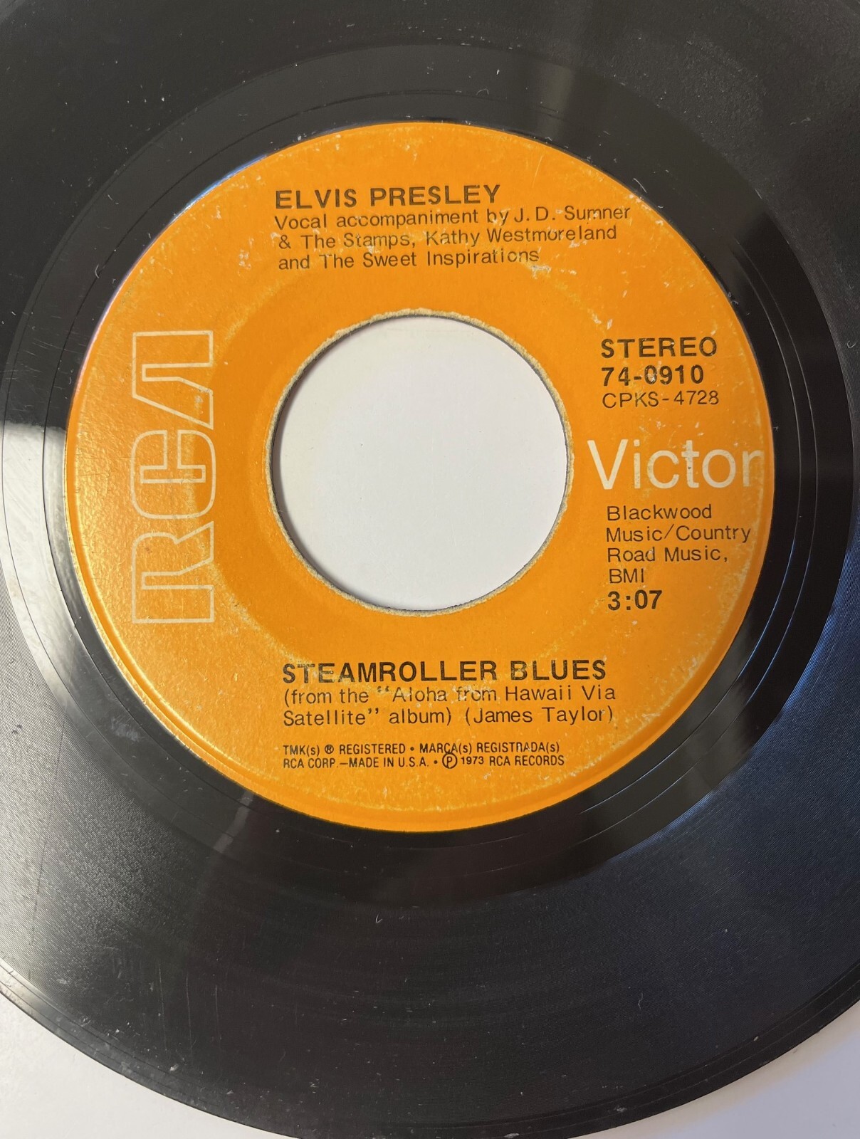 Lot of 4 Vintage Elvis 45 rpm Vinyl Records Return to Sender, More | eBay