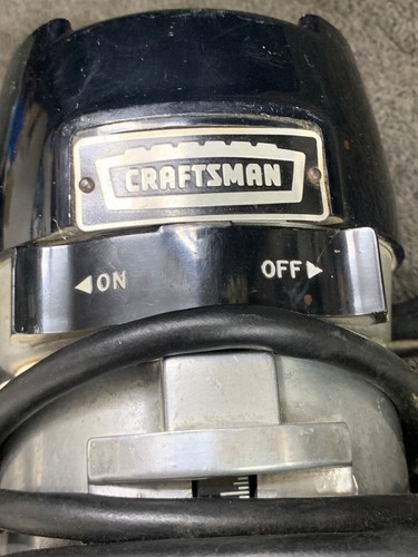 Vintage SEARS CRAFTSMAN Router Model 315.17360 Double Insulated *Works ...