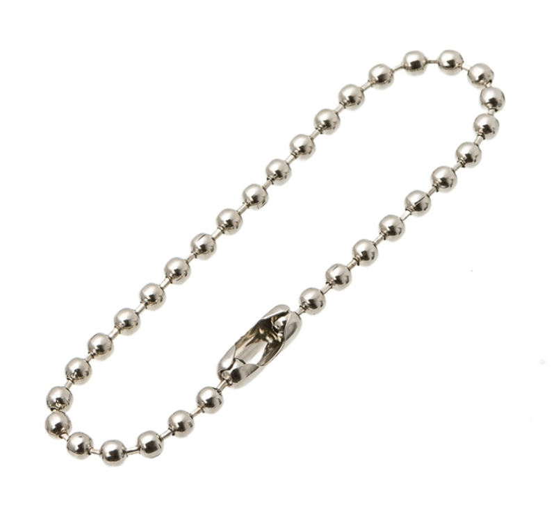 10x Beads Waist Buckle Stainless Steel Ball Bead Chain Connector ...