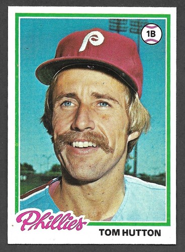 1978 TOPPS #568 Tom Hutton PHILADELPHIA PHILLIES NM-MINT A | eBay