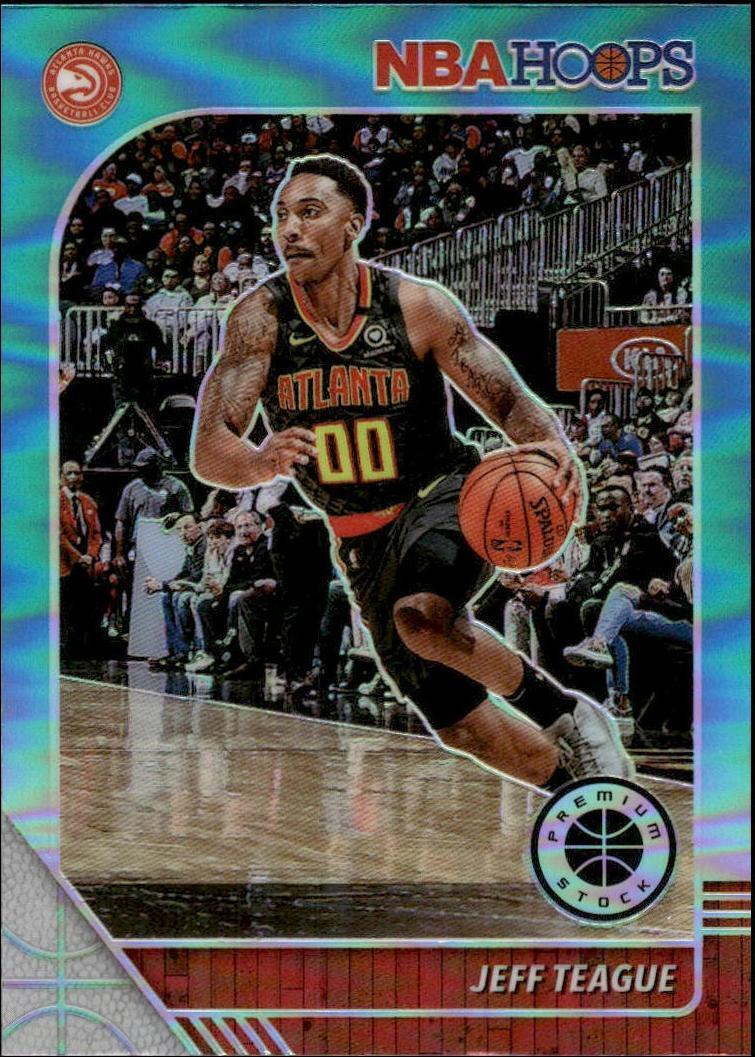 2019-20 Panini NBA Hoops Premium Stock - Jeff Teague #115 Teal Prizm ...