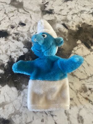 Vintage 1981 Smurf Smurfs Peyo 11.5" Stuffed Animal Doll Plush Hand ...
