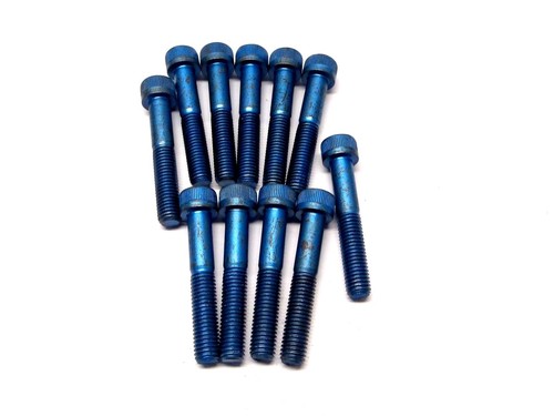 Lot of (11) Generic U130 12.9 10m x 1.5m Blue Socket Cap Bolts | eBay