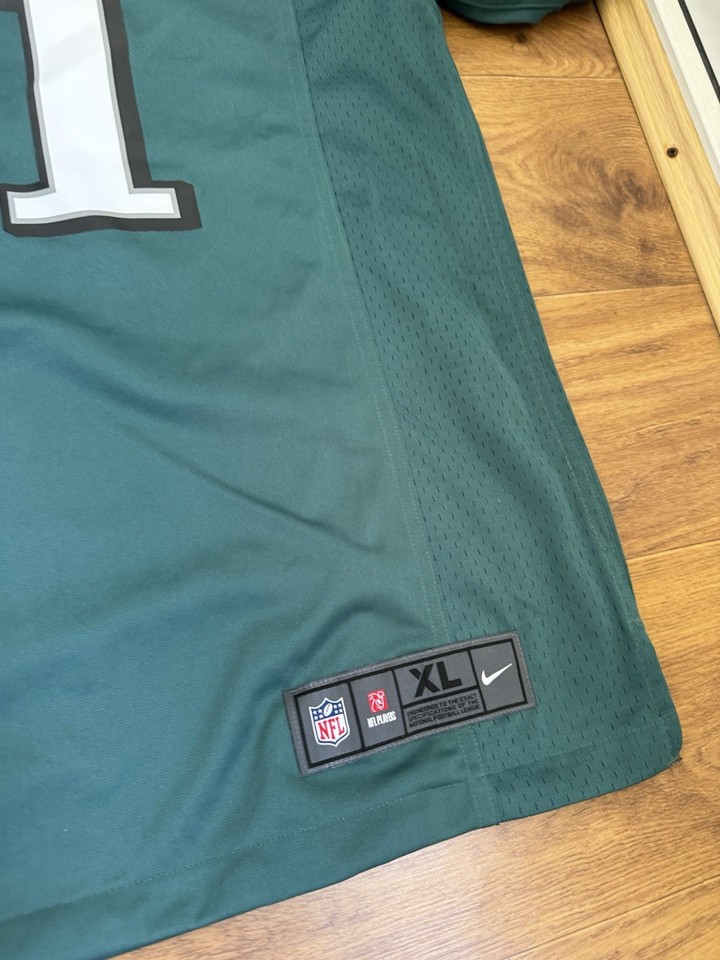 Philadelphia Eagles Jersey XL Carson Wentz #11 Nike NFL Football block ...