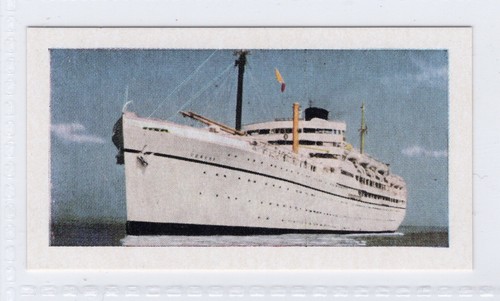 Ships of the World Tea Card 1964 MS Dunera Troop Ship | eBay