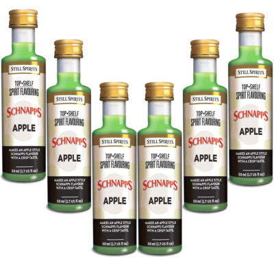 Still Spirits Top Shelf Apple Schnapps 50ml Essence DIY Home Brew ...