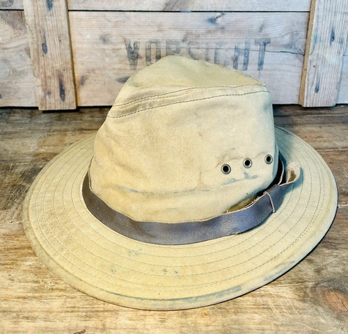 Vintage CC FILSON Garment Waxed Cotton Canvas Tin Cloth Bucket Packer ...