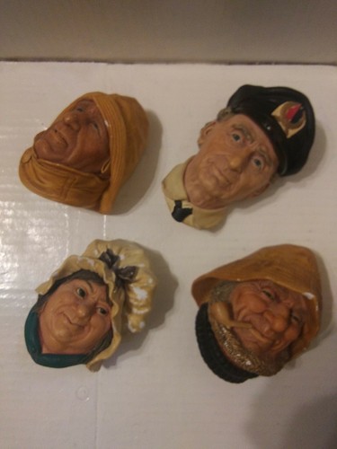Bossons Chalkware Chalk Heads Old Salt, Life Boatman, Sea Captain ...