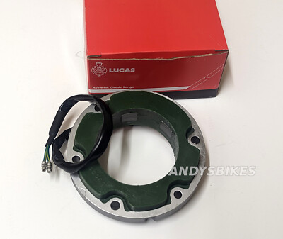 Lucas 2 Lead RM21 Single Phase Alternator Stator Generator Norton BSA ...