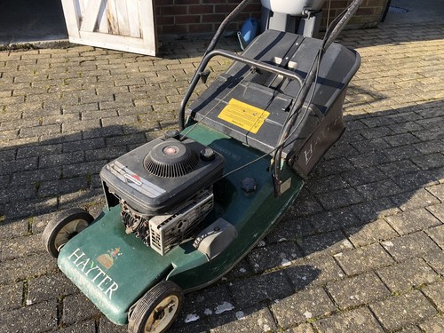 Hayter Harrier 48 Self Propelled Petrol Roller Lawn Mower With Grass ...