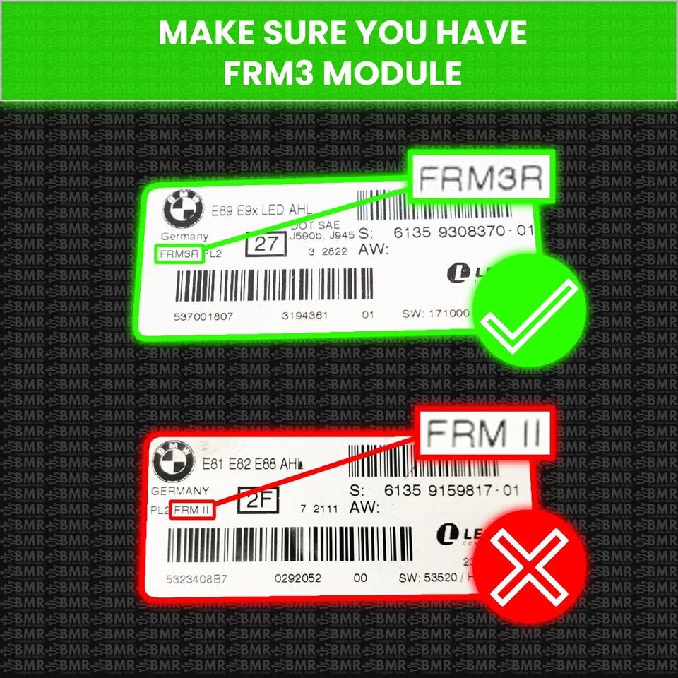 BMW FRM3 Footwell Module Repair Service Coded Plug N Play Mini Cooper ...