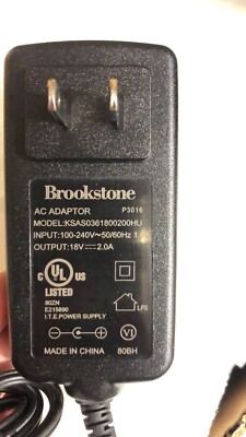 🔥OEM 18V 2A AC Adapter Charger for Brookstone Big Blue Studio Wireless ...