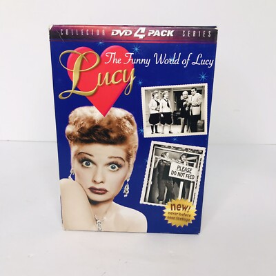 The Funny Word Of Lucy Lucille Ball Comedy DVD 4 Pack Disc Set ...