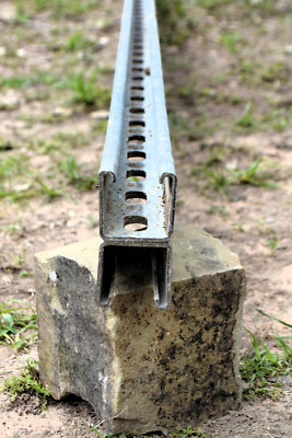 1-5/8" x 3-1/4" HOT DIP H-Strut Channel P1000- Short Slots 4 ft. - (Can ...