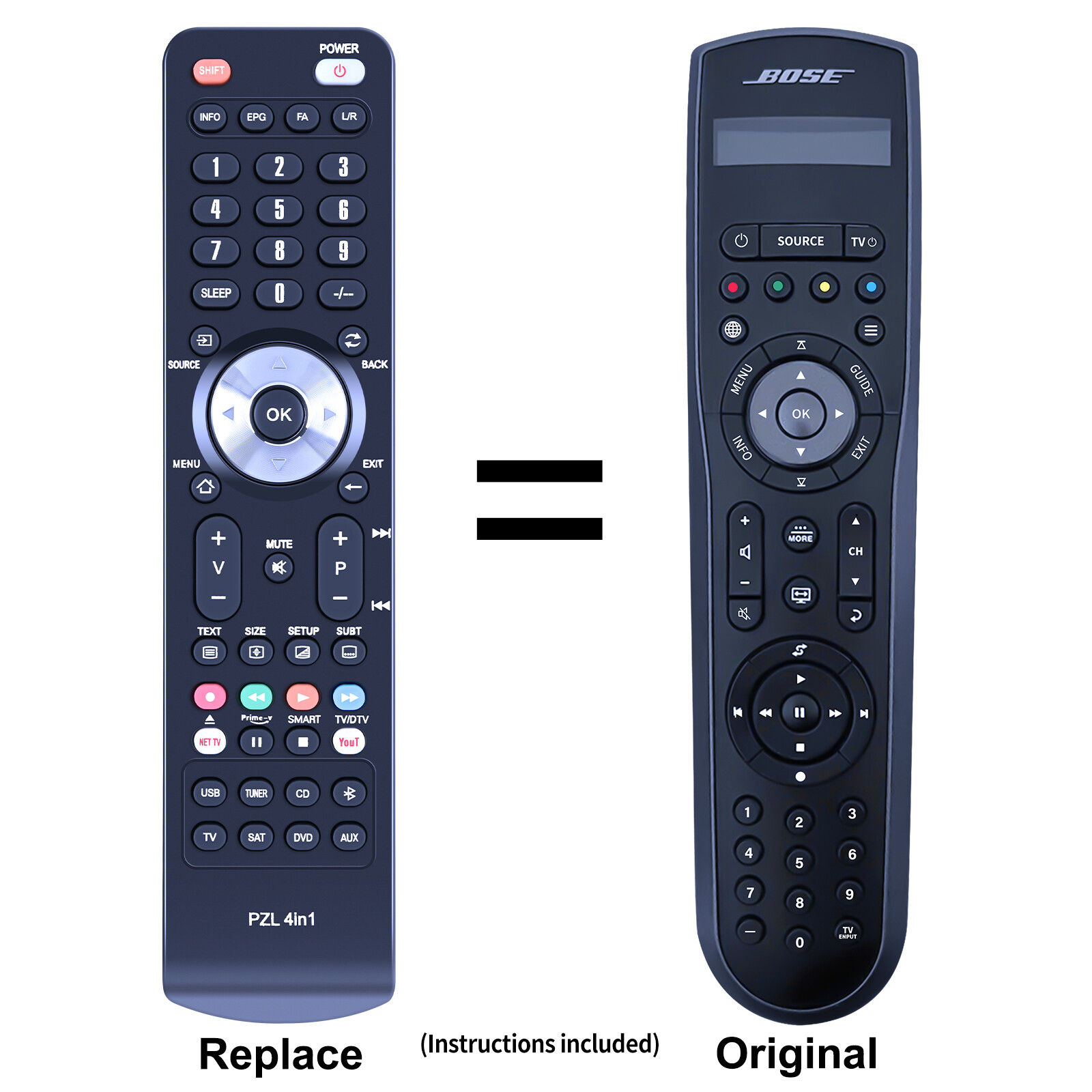 New RC-X35A Replace Remote Control For Bose Lifestyle V35 V25 t20 525 ...