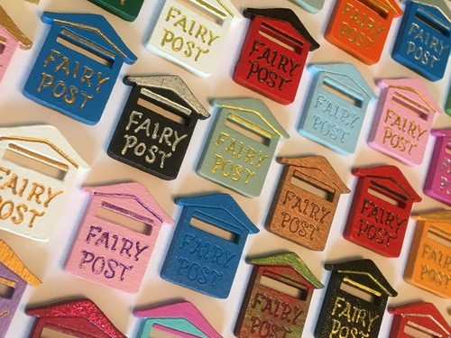 Wooden Fairy Post Postbox - Fairy Door Accessory - Fairy Garden | eBay UK