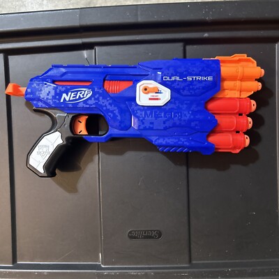 Nerf N-Strike Elite Dual Strike Blaster Gun Switch With Bullets | eBay