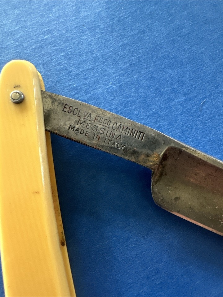 ANTIQUE 201 GPPE GARIBALDI ITALY STRAIGHT RAZOR | eBay