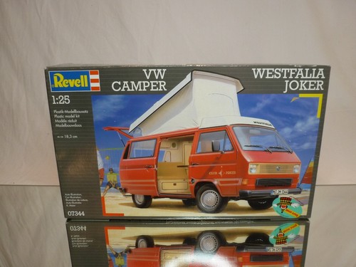 REVELL 07344 KIT (unbuilt) VW VOLKSWAGEN WESTFALIA CAMPER JOKER - 1:25 ...