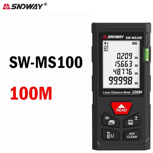 Digital Laser Range Finder 100M Rangefinder High Precision Mearsure ...