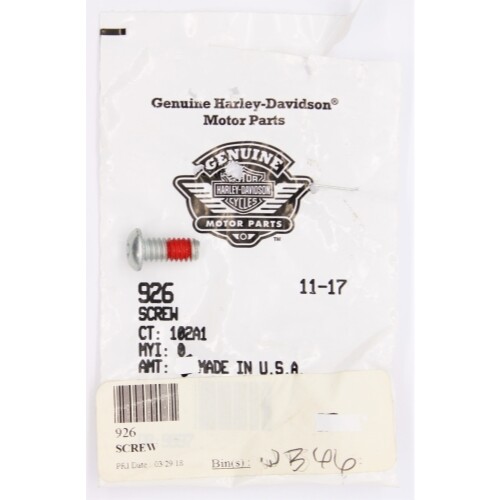 Harley-Davidson Special Screw (Red) Part Number - 926 | eBay