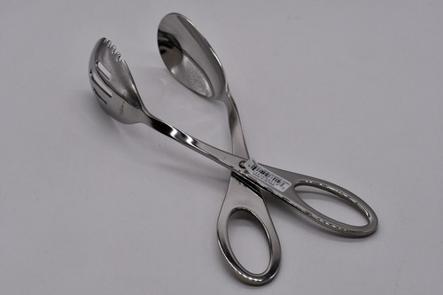 Maddox by Oneida Stainless Steel Large Serving Tongs Scissor Style 9.25 ...