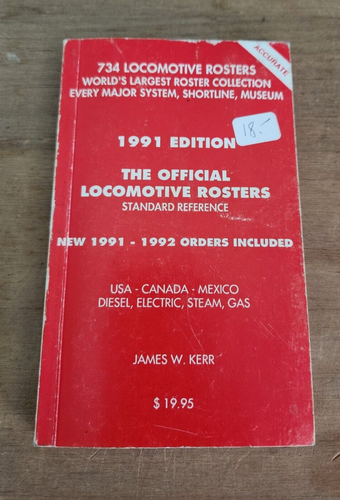 The Official Locomotive Rosters, Standard Reference, 1991 edition | eBay