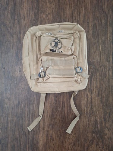 NRA Tactical Backpack Hunting Camping Hiking Tan Khaki Multi NOS Desert ...