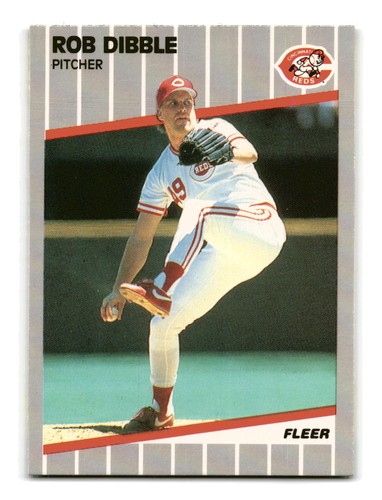 Rob Dibble RC Rookie 1989 Fleer #160 Cincinnati Reds NM-MINT | eBay