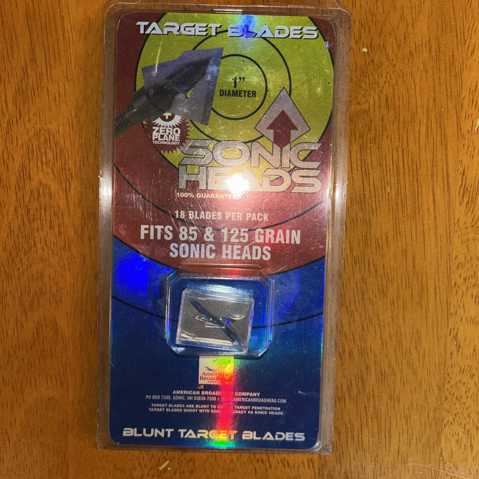 18 Sonic Heads Broadhead Blunt Target Blades / For 1" Dia. 85 & 125 ...