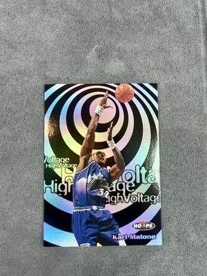 1997-98 NBA Hoops - High Voltage Karl Malone #20HV | eBay
