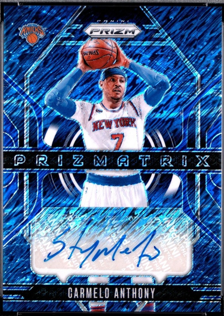2024-25 Panini Prizm - Prizmatrix Signatures Carmelo Anthony #PMX-CMA ...