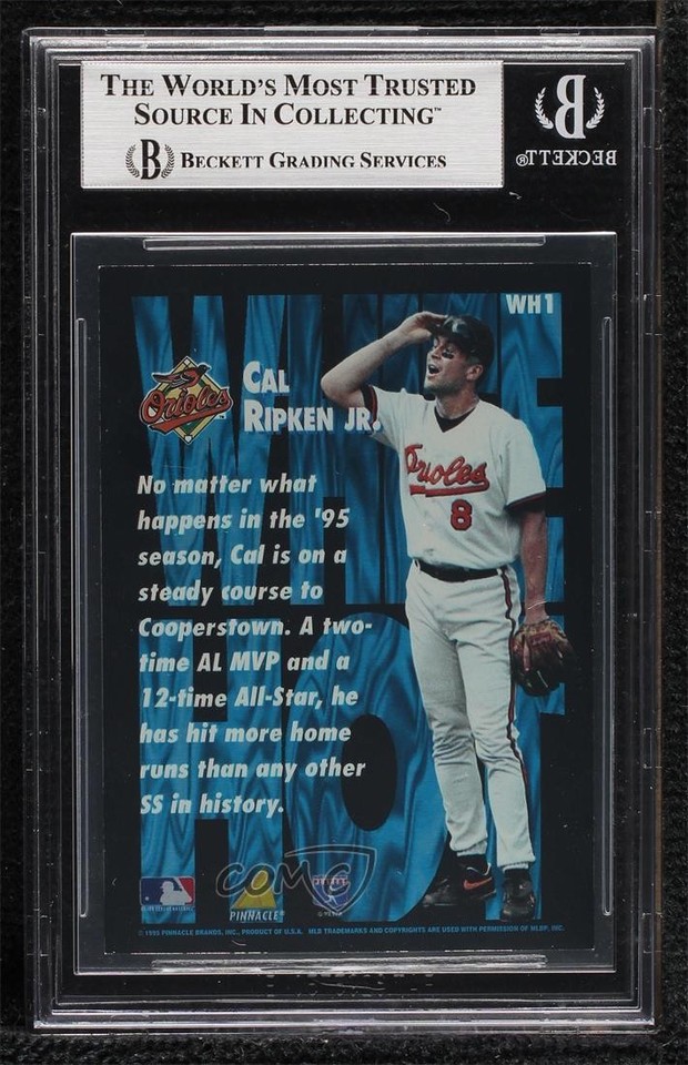 1995 Pinnacle White Hot Cal Ripken Jr #WH1 BGS 8.5 HOF 0q3 | eBay