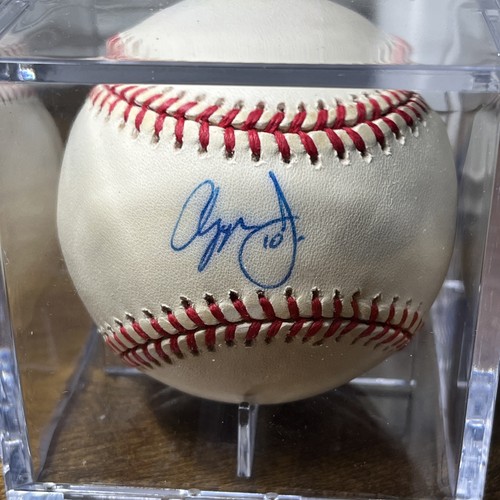 Chipper Jones Autographed Official National League Baseball | eBay