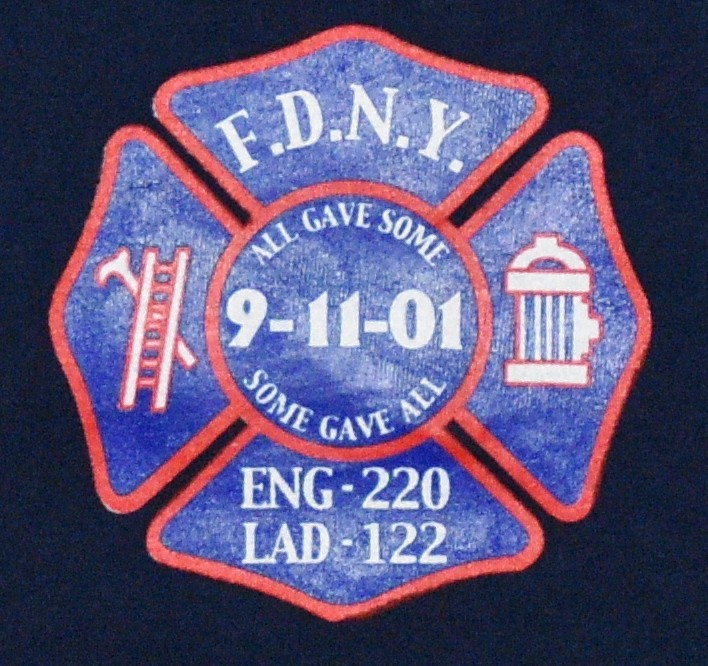 FDNY Engine 220 Ladder 122 9/11 New York Fire Department XL Vintage T ...