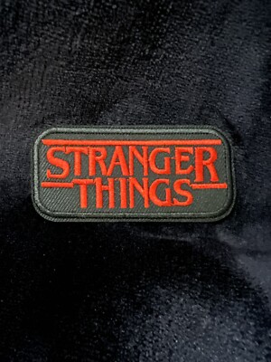 STRANGER THINGS LOGO Iron on Patch | eBay